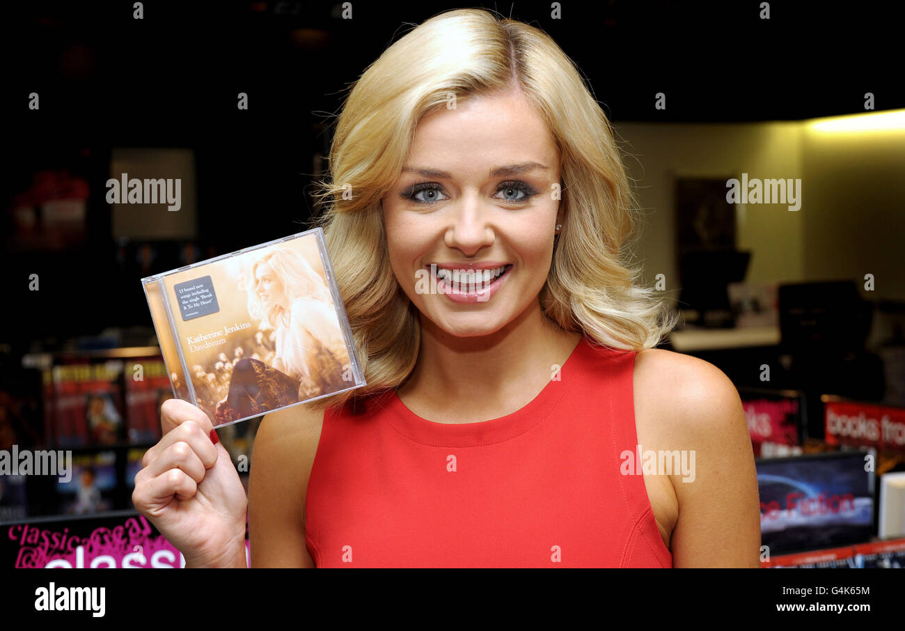 Katherine jenkins album signing hi-res stock photography and images - Alamy