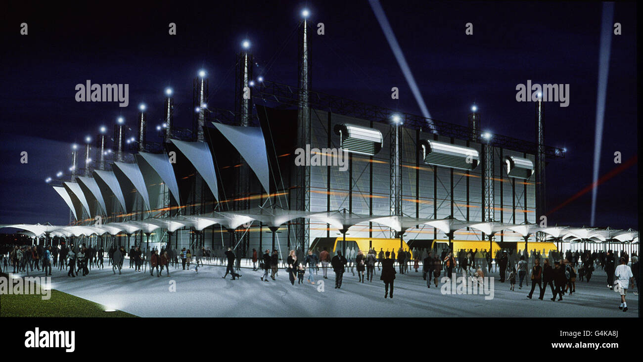 An artisit's impression of Skyscape, the futuristic building, sponsored ...