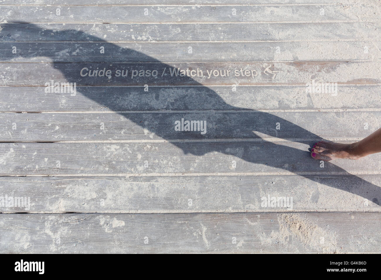 Watch your step Stock Photo - Alamy