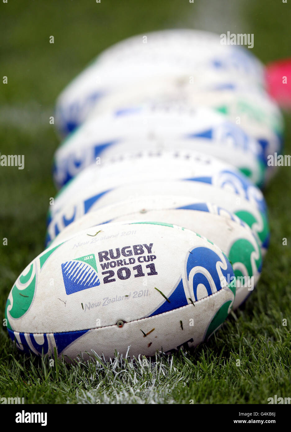 Rugby balls new zealand hi-res stock photography and images - Alamy