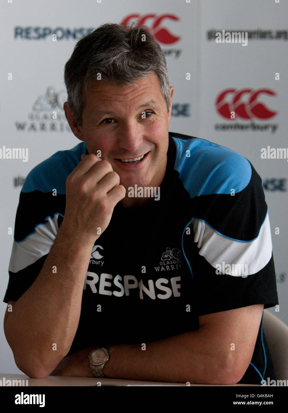 Glasgow warriors coach sean lineen team announcement scotstoun stadium ...