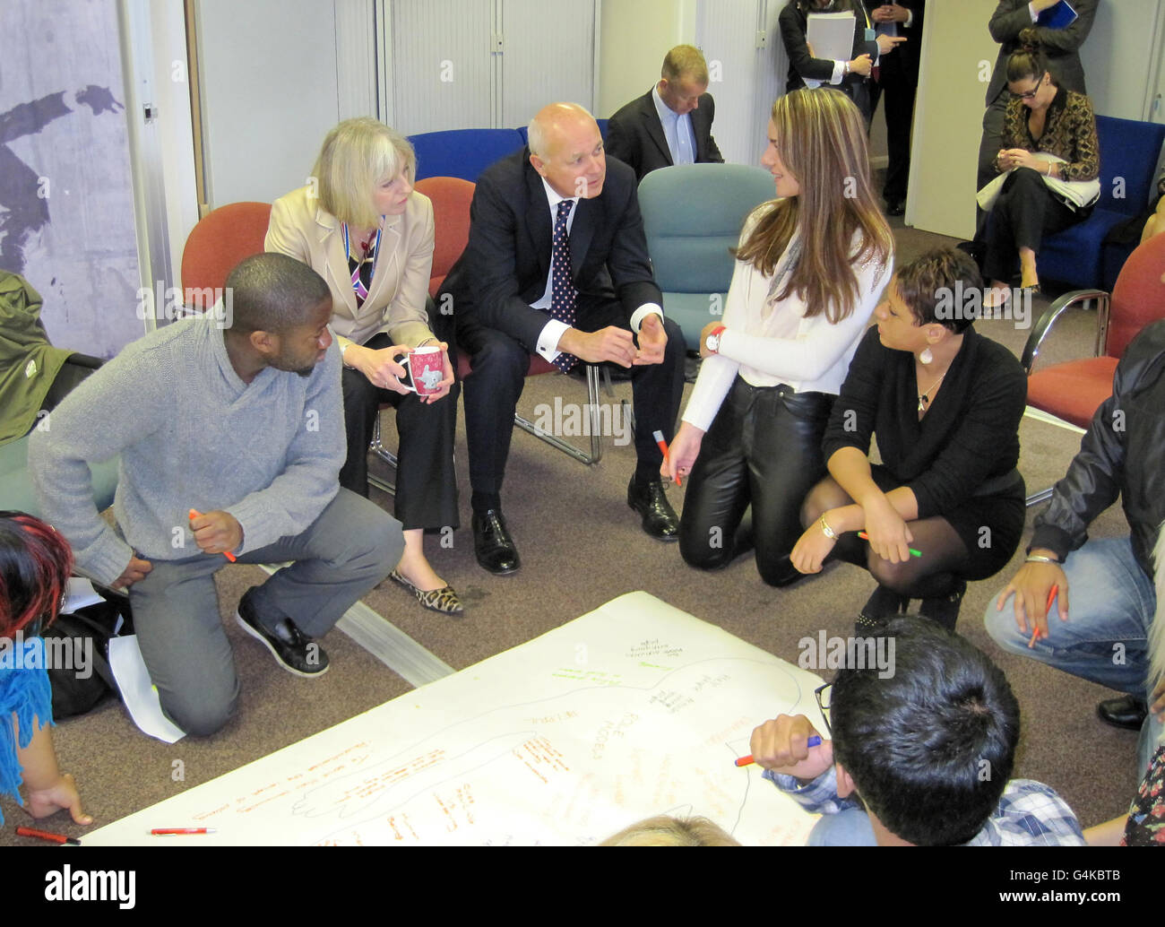 Safer London Foundation visit Stock Photo - Alamy