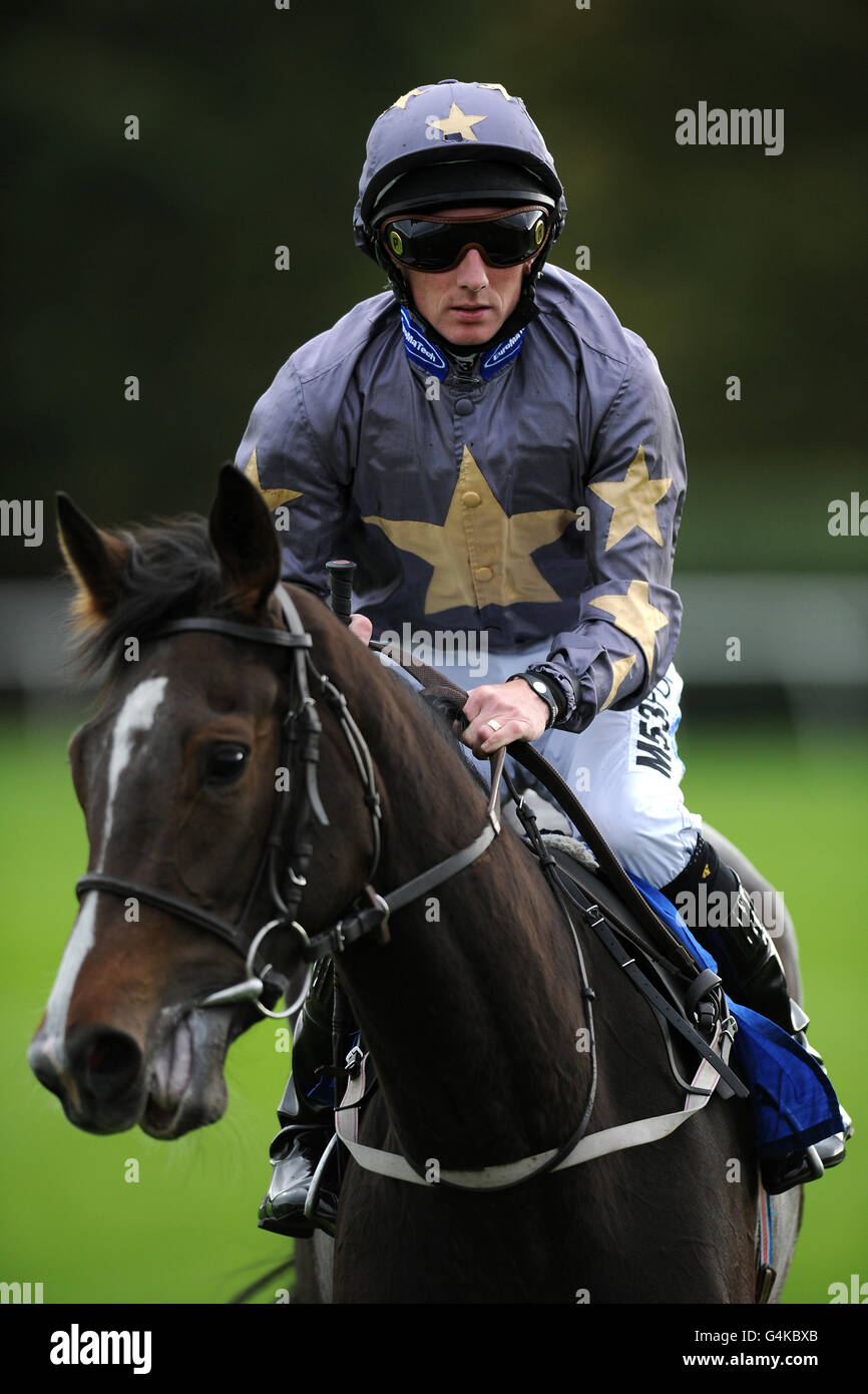 Horse Racing - Nottingham Racecourse. Jockey Paul Hanagan on Lady Mandy ...