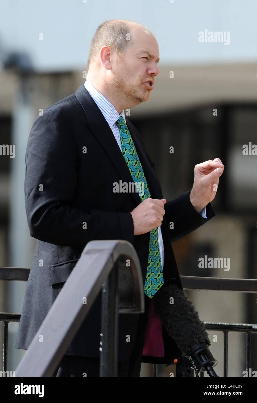 BBC Director General Mark Thompson outside Television Centre in west ...