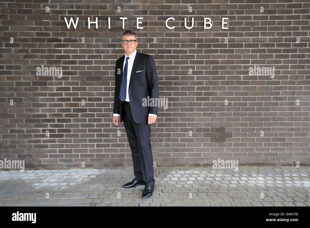 Gallery owner Jay Jopling attends the opening of the White Cube ...