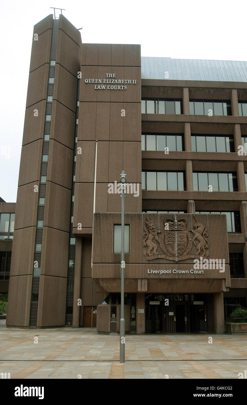 Liverpool crown court stock. General view of Liverpool crown court ...