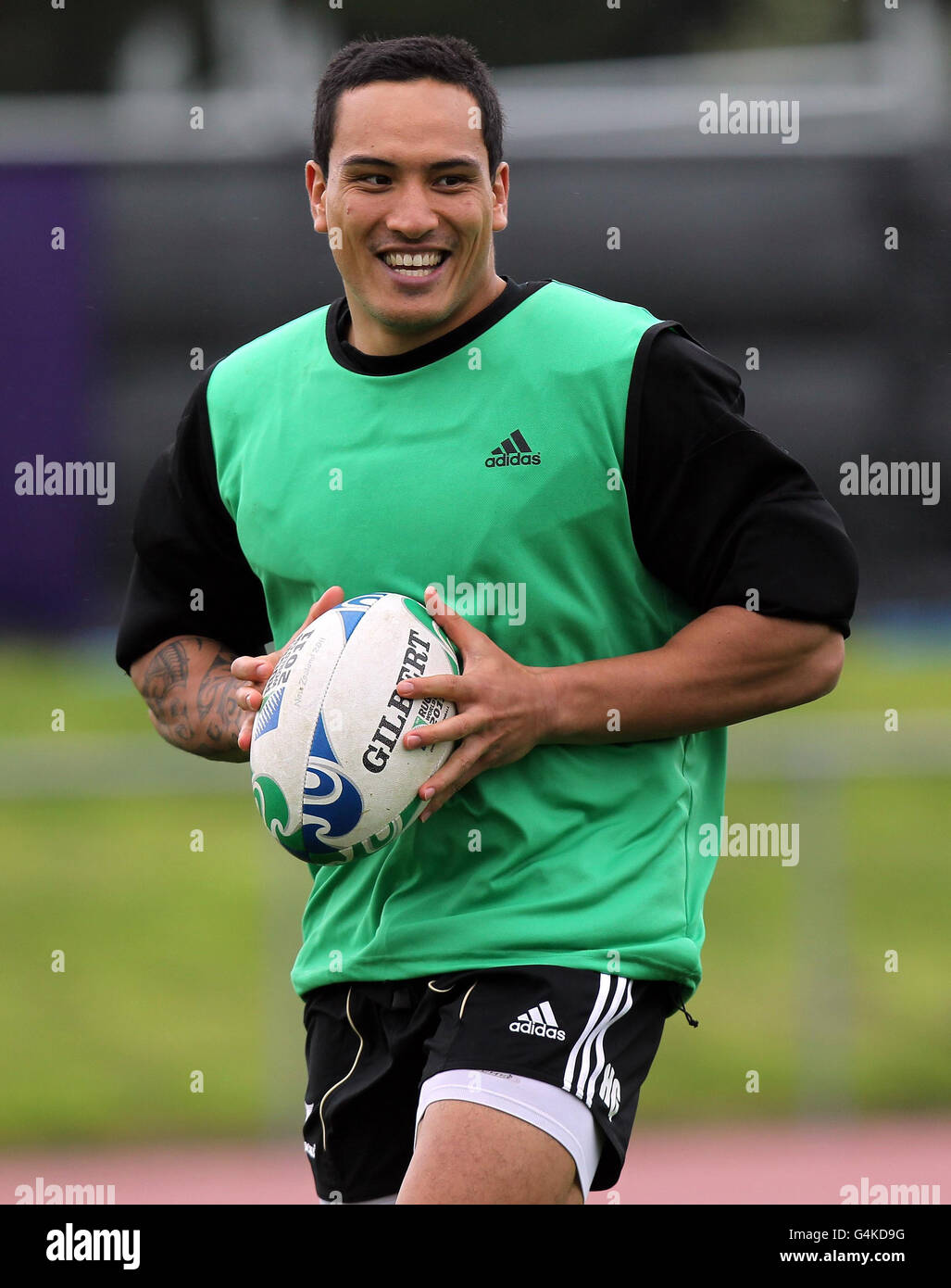 New zealands hosea gear during training session at trusts stadium hi ...