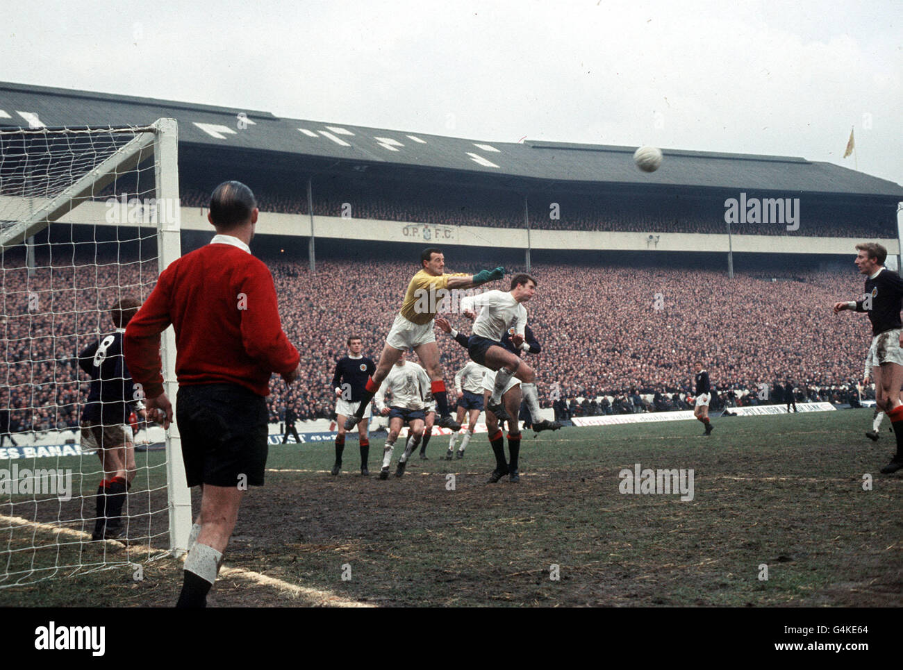 SCOTLAND VS ENGLAND. PA NEWS PHOTO 24/2/68 A LIBRARY FILE PICTURE OF ...