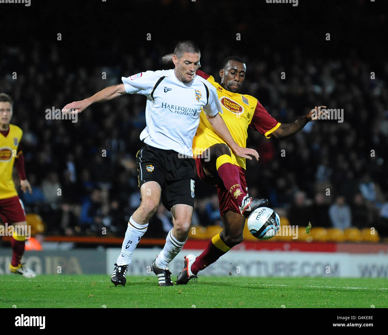 Port vales gareth owen and northampton towns marlon jackson hi-res ...
