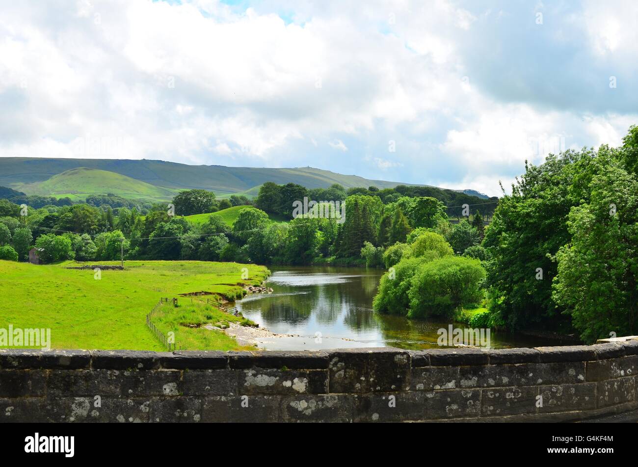 River Wharfe Grassington Yorkshire Dales Stock Photo - Alamy