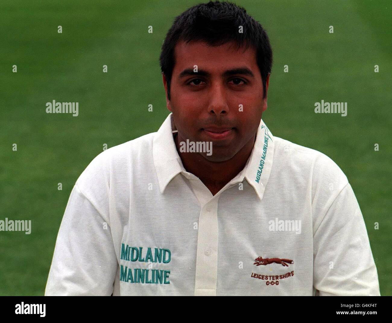 Aftab Habib, a member of the Leicestershire County Cricket Team.27/6/99 ...