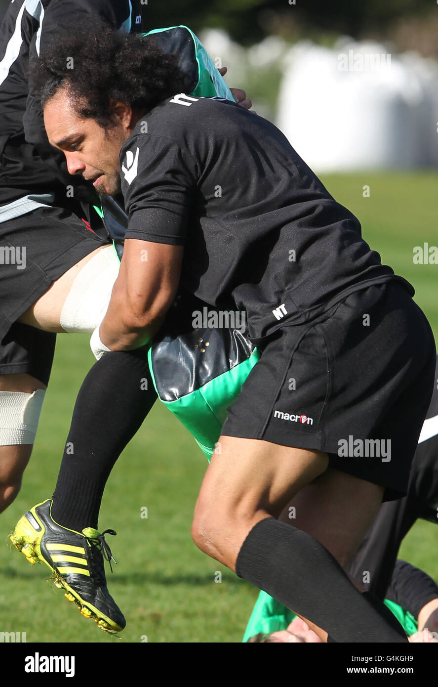 Fiji edinburghs netani talei during training session at murrayfield hi ...