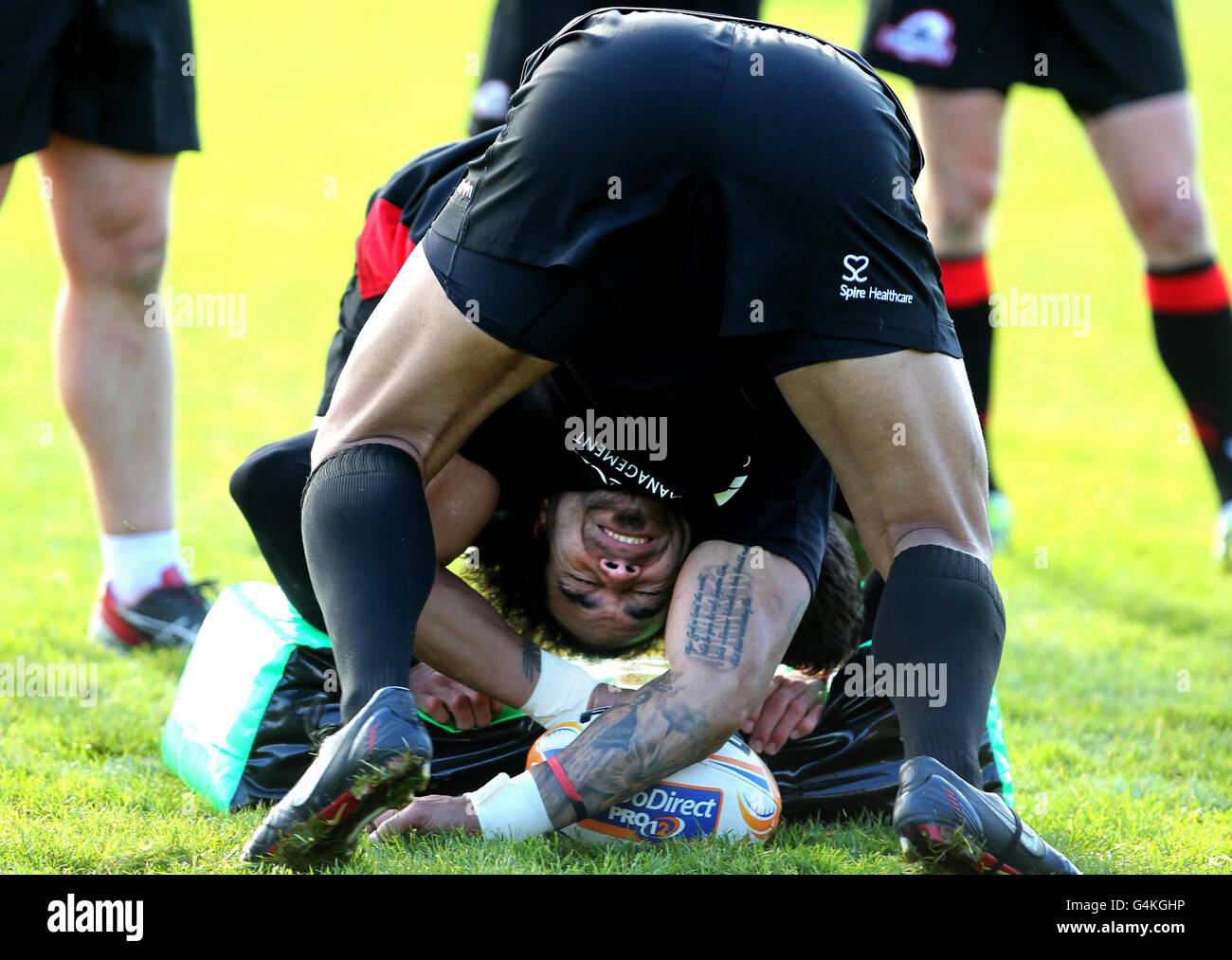 Fiji edinburghs netani talei during training session at murrayfield hi ...