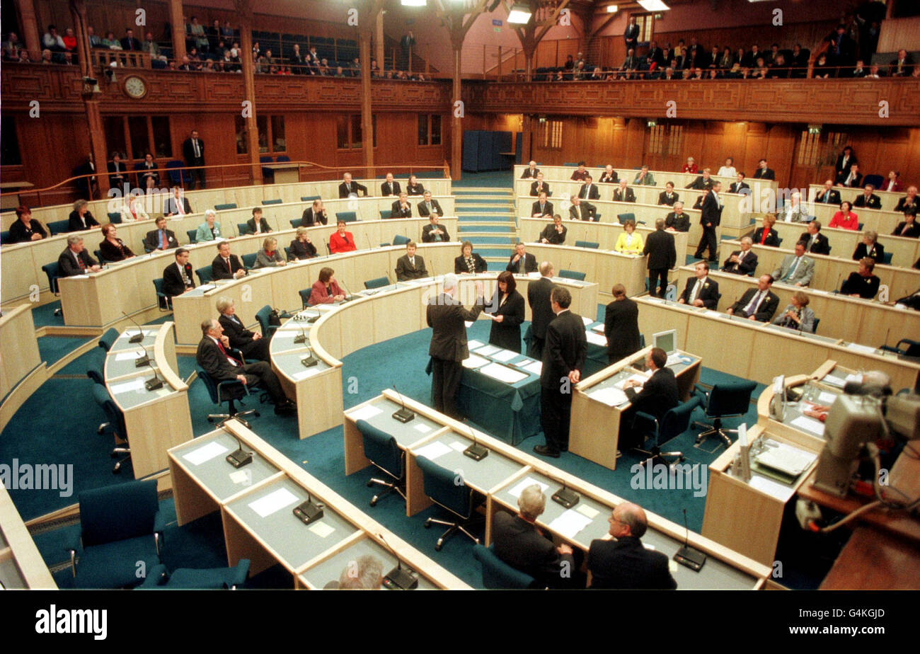 Empty chamber scottish parliament hi-res stock photography and images ...