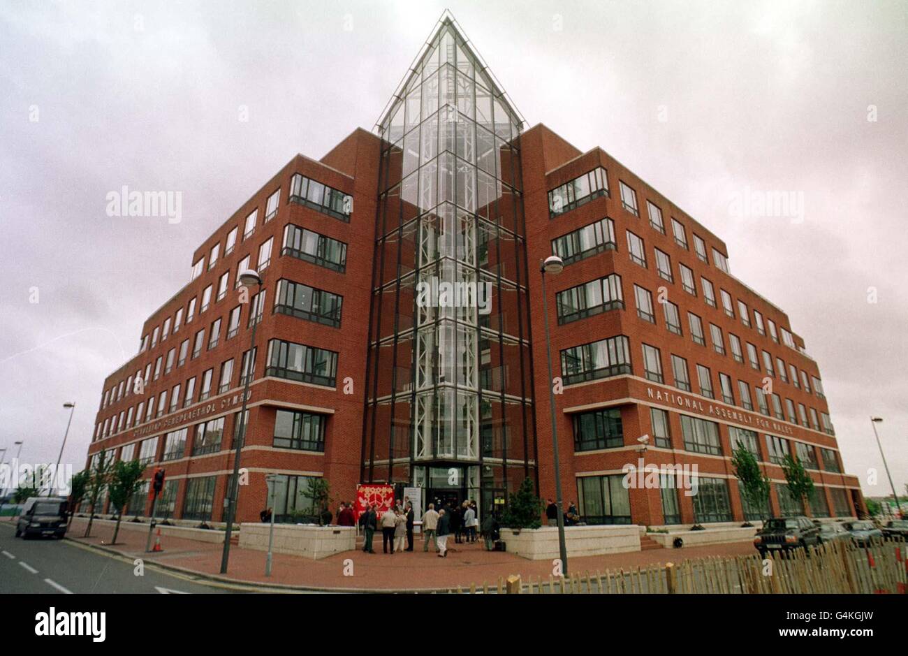 A general view of the National Assembly for Wales building in Cardiff ...