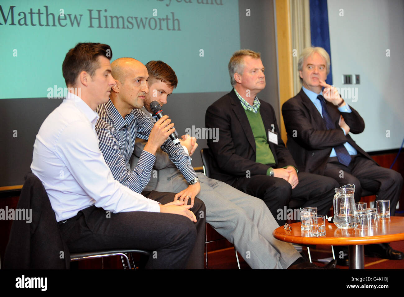 Times journalist Matthew Syed (second left) discusses 'Privacy and ...