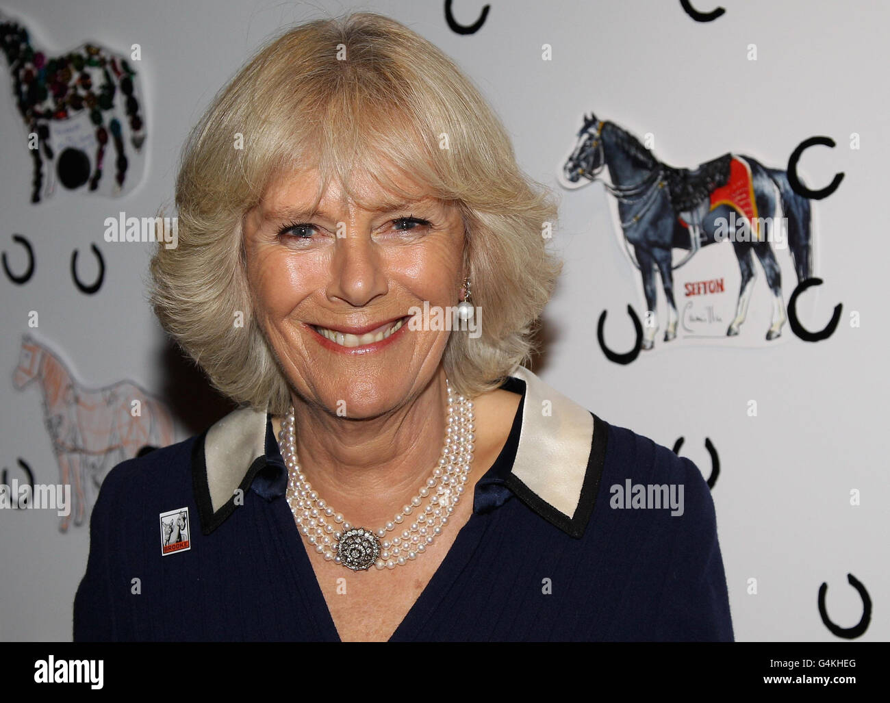 Camilla unveils sefton watercolour hi-res stock photography and images ...