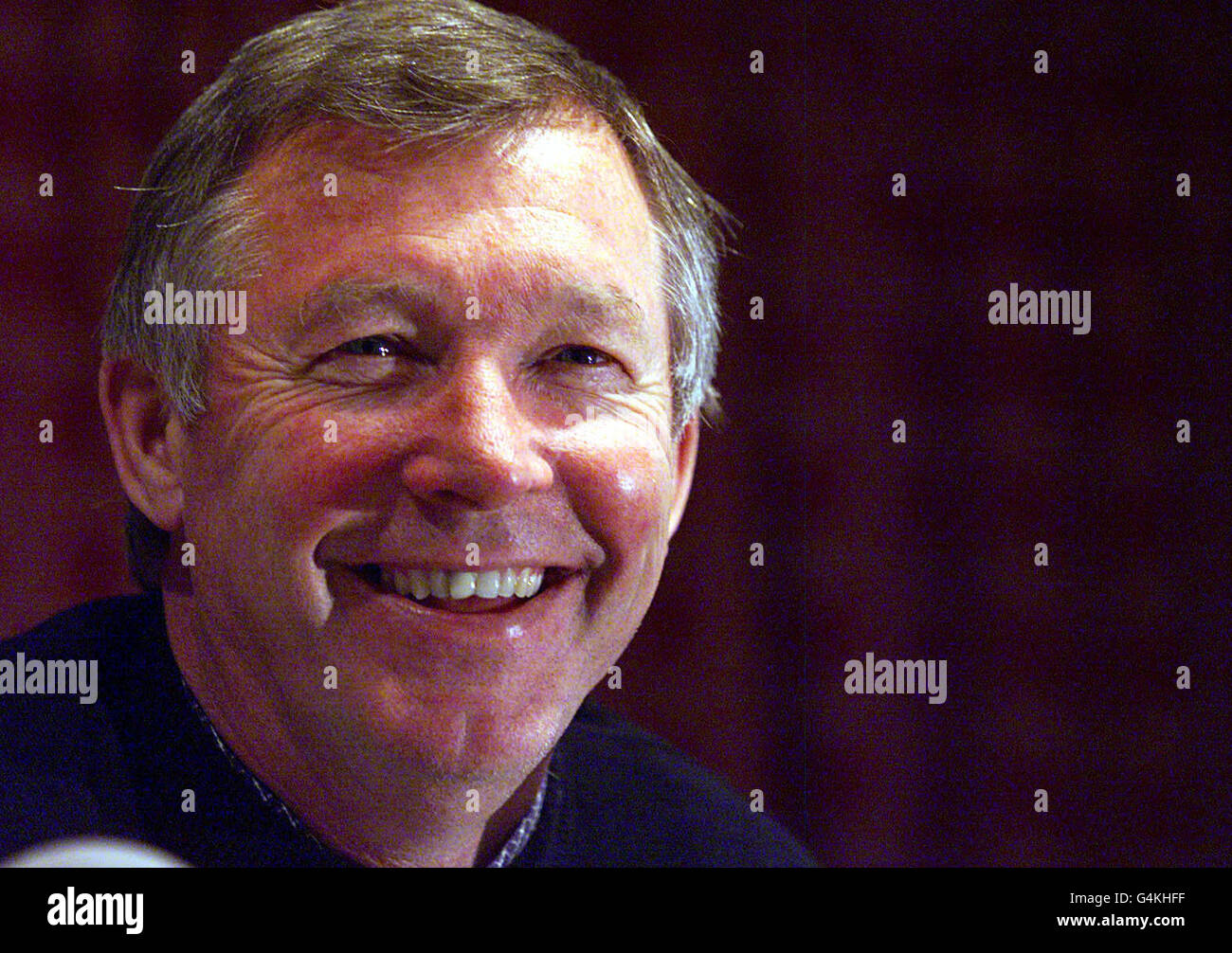 Man Utd/Smiling Alex Ferguson Stock Photo - Alamy