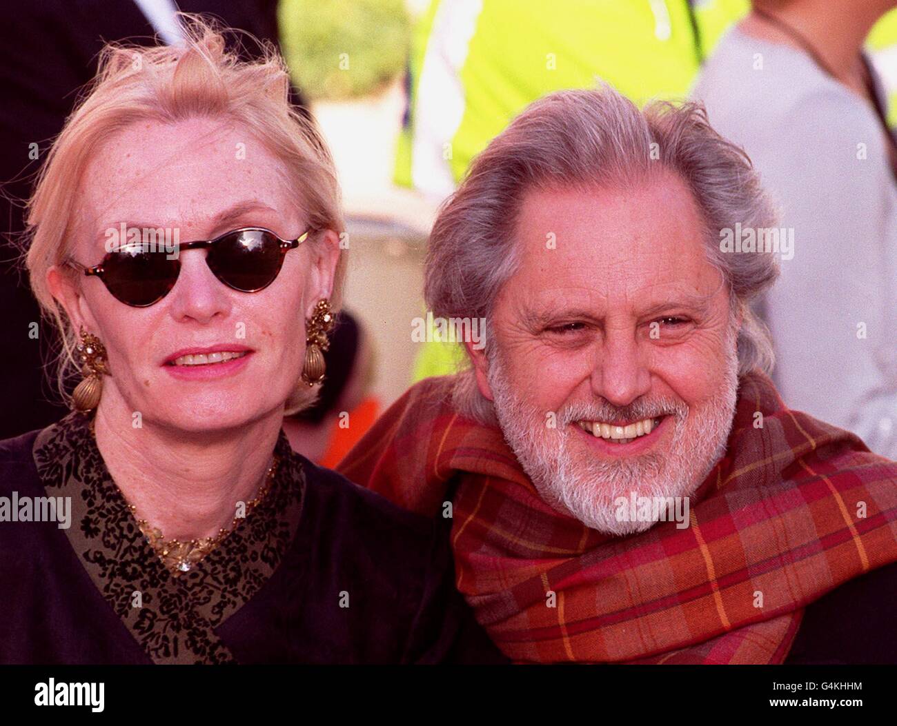 British director David Puttnam, with his wife Patsy, arrives for the ...