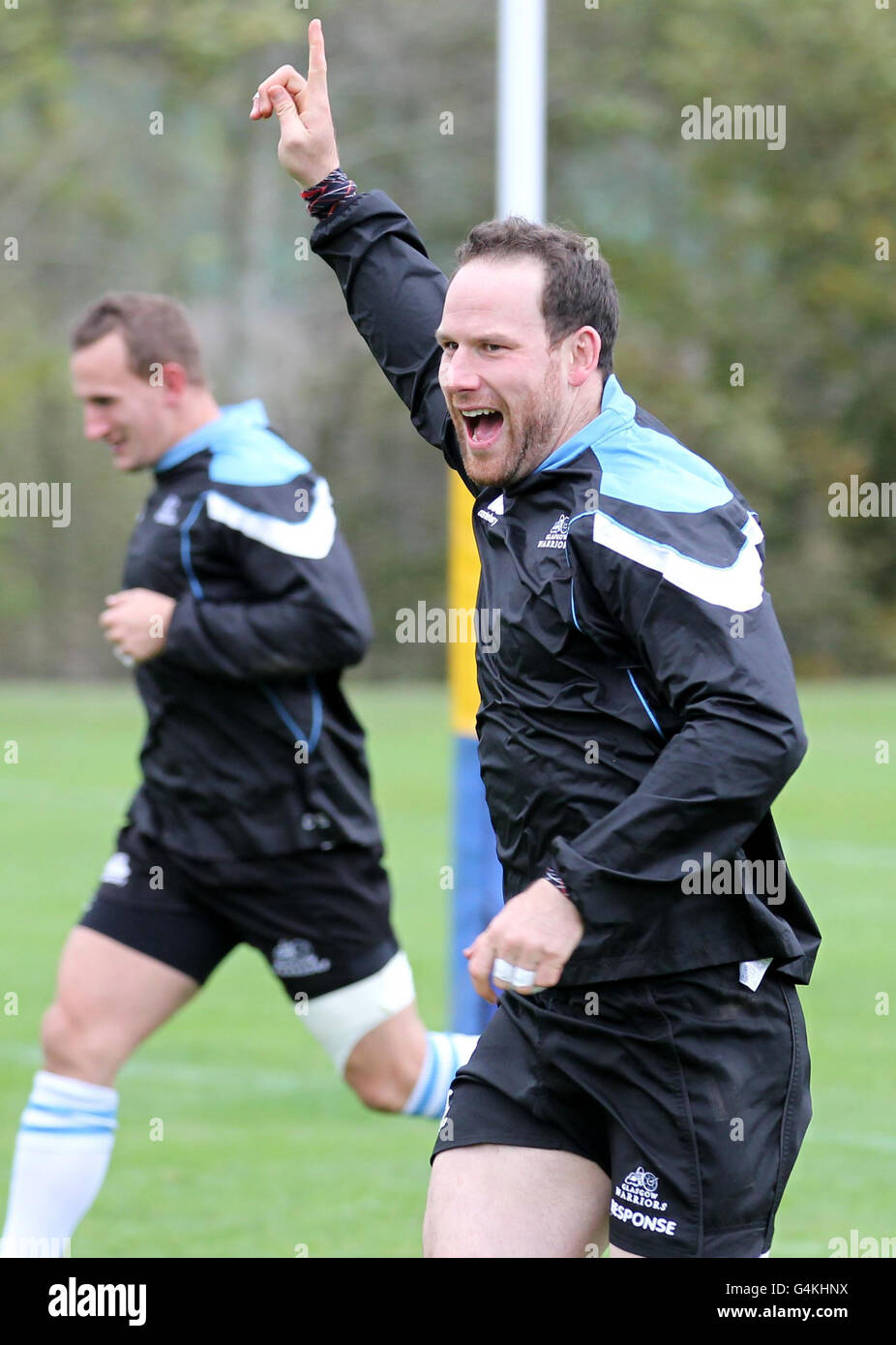 Glasgow Warriors' Graeme Morrison during a training session at ...