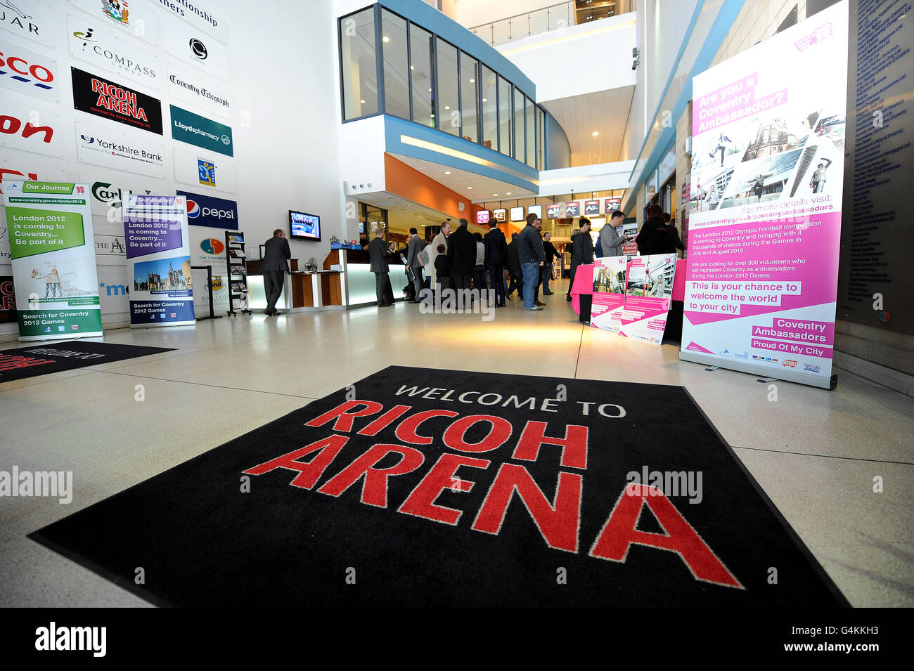 Concourse inside ricoh arena hi-res stock photography and images - Alamy