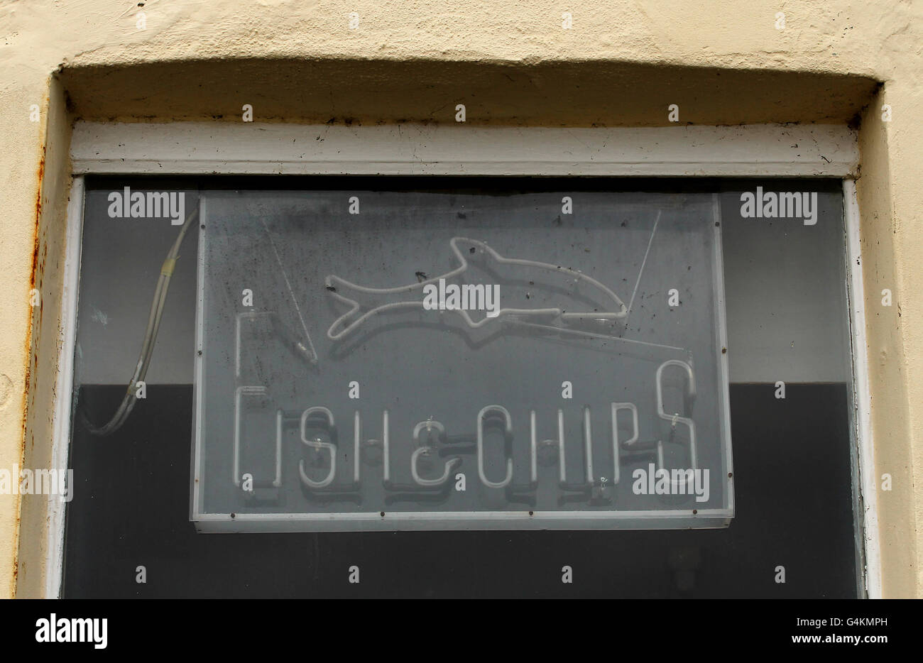 North Norfolk Coastal Views - Cromer. A fish and chip shop sign in the ...
