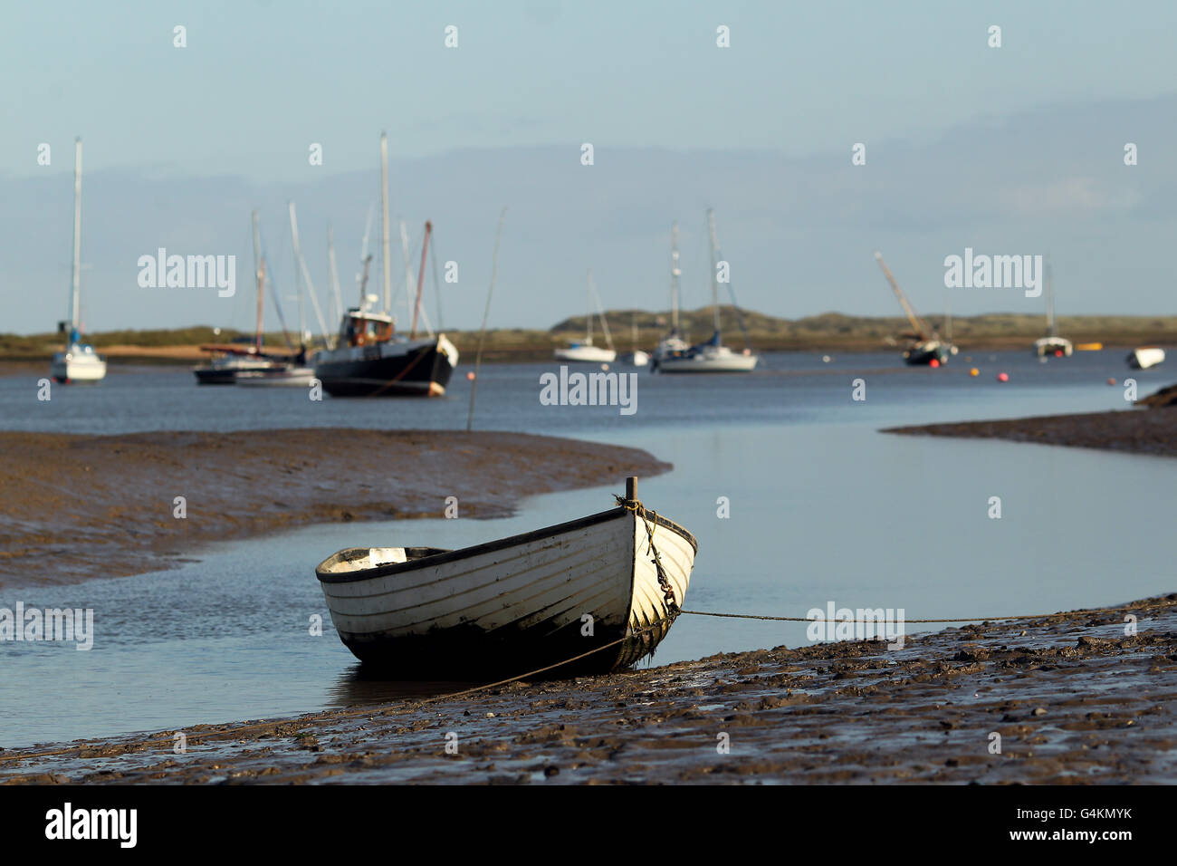North Norfolk Coastal Views - Brancaster Staithe Stock Photo - Alamy