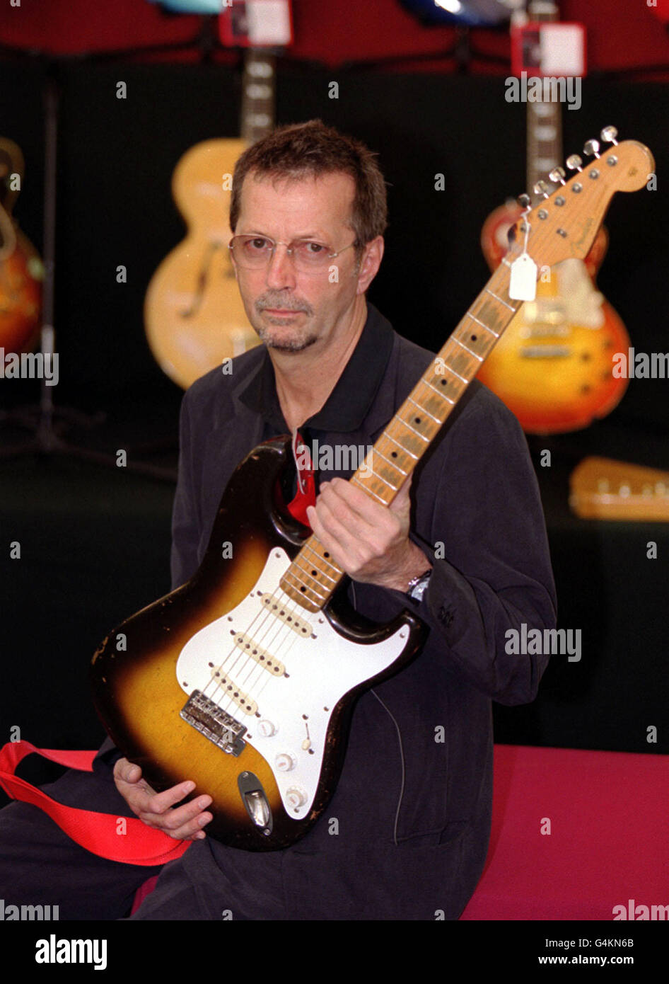 Musician eric clapton during a press release held at christies hi-res ...