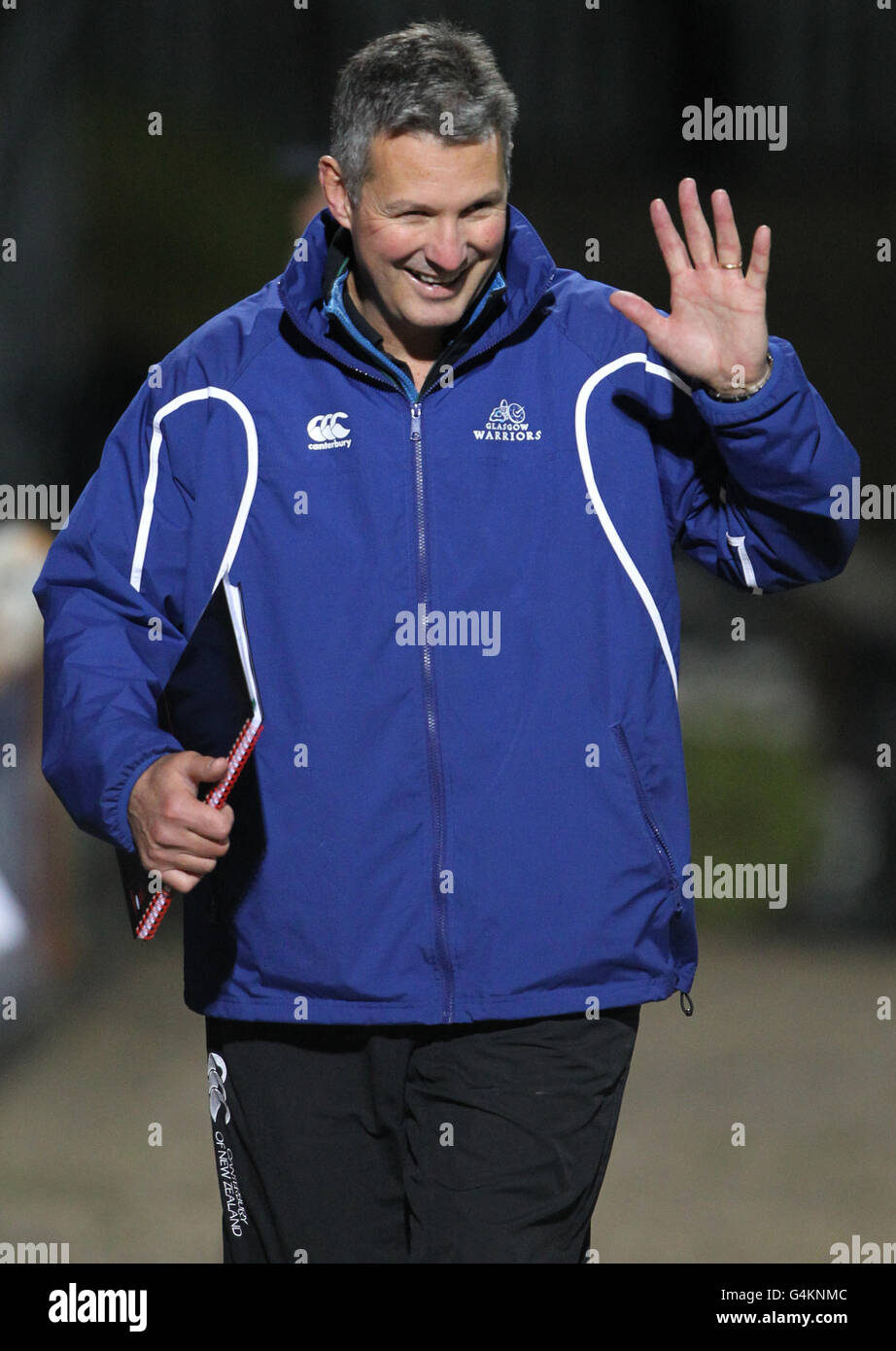 Glasgow warriors coach sean lineen rabodirect pro12 match firhill ...
