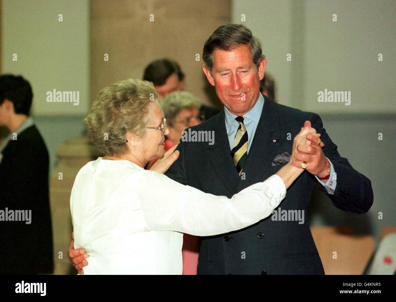 The Prince of Wales dances a Waltz with 73-year-old Ellen Henderson ...