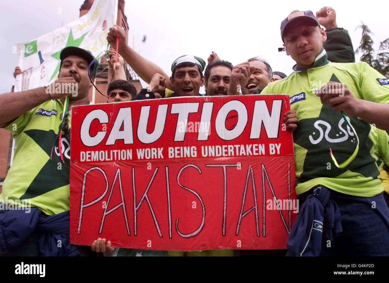 Cricket six placard hi-res stock photography and images - Alamy