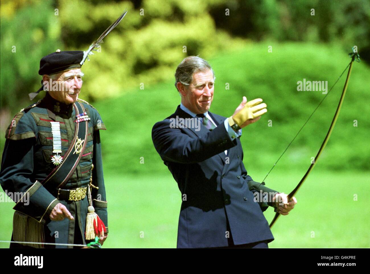Prince charles archery hi-res stock photography and images - Alamy