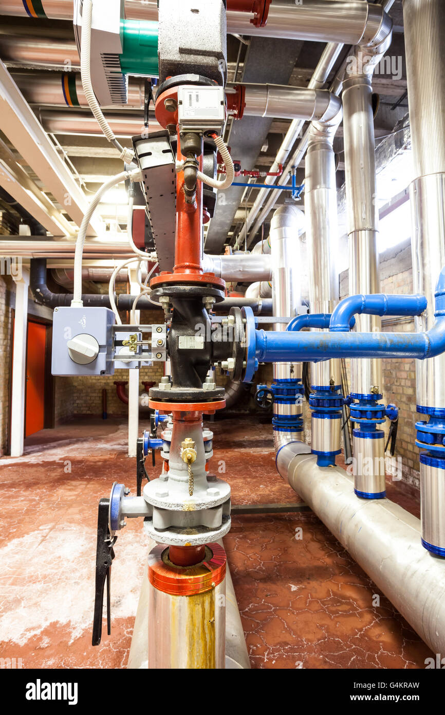 in the technical area, there are boosters for the water pipes of the ...