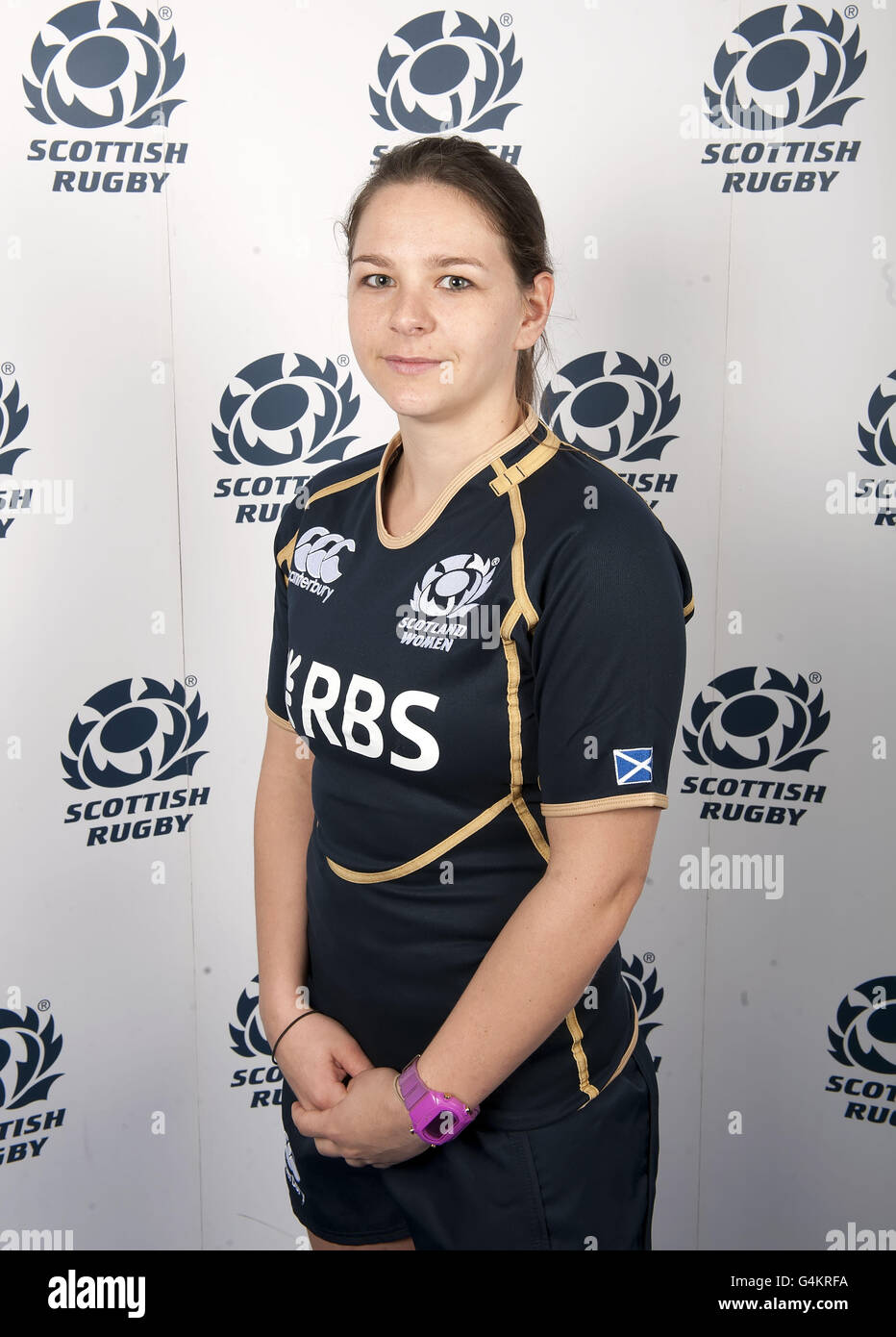 Rugby union scotland womens photocall hi-res stock photography and ...
