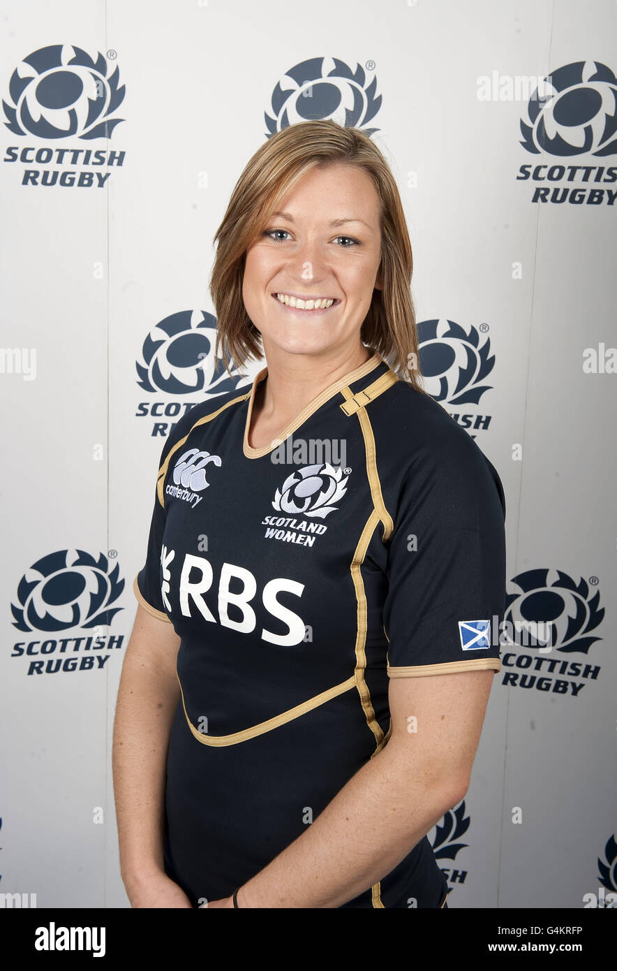 Sarah quick during a photocall at murrayfield hi-res stock photography ...