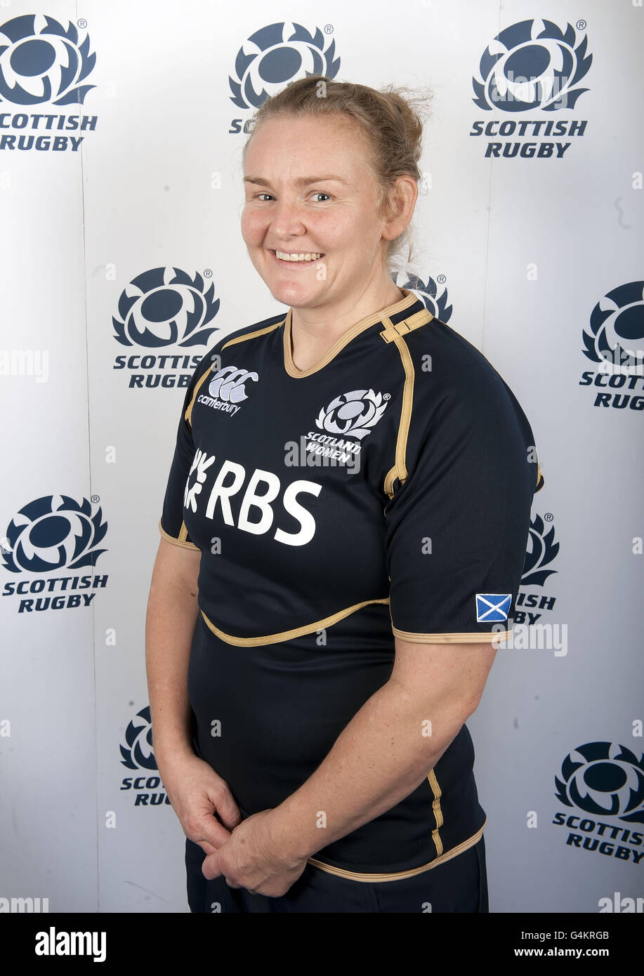 Rugby Union Scotland Womens Photocall High Resolution Stock Photography ...