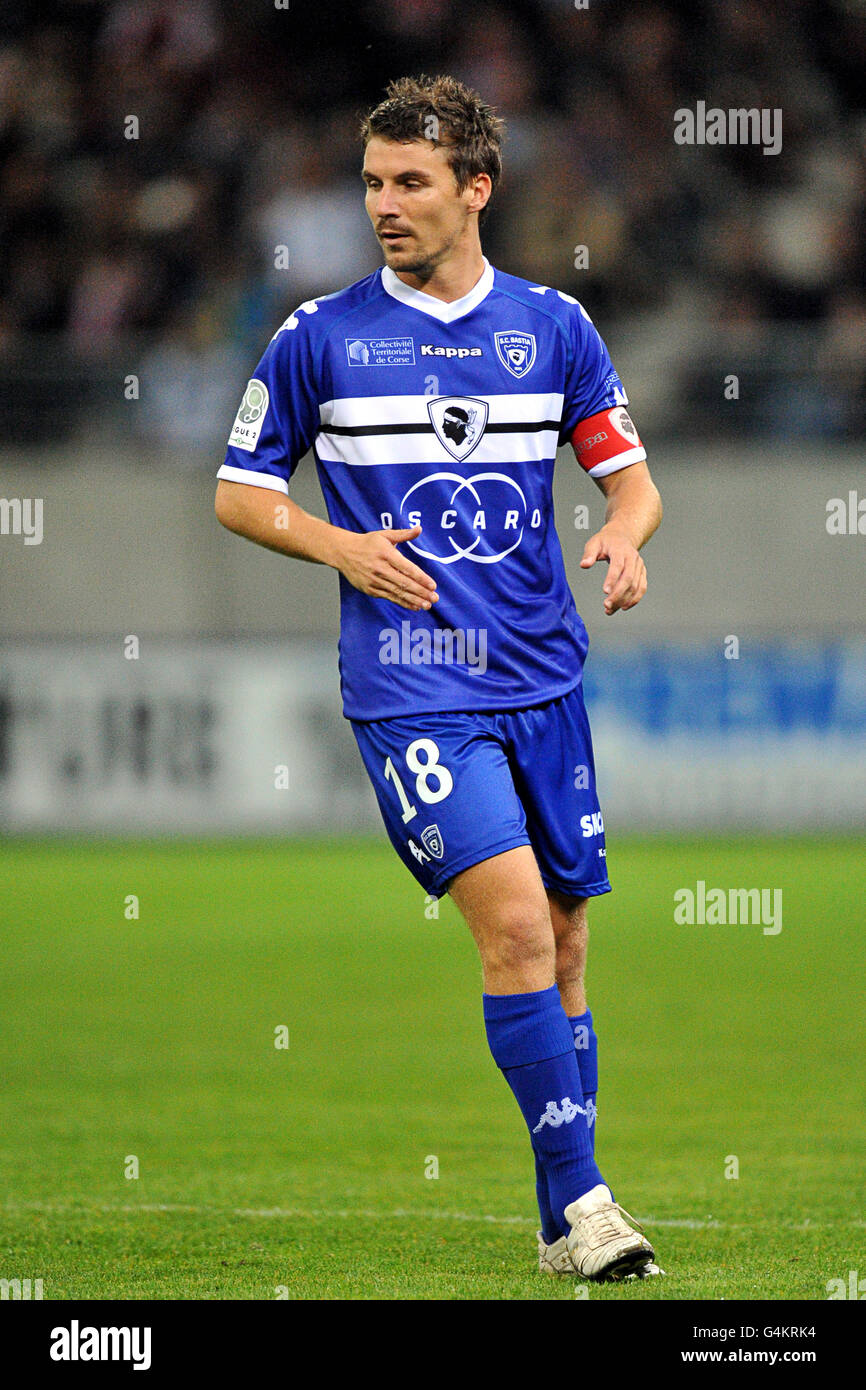 Soccer - Ligue 2 - Stade de Reims v Bastia - Stade Auguste Delaune II ...