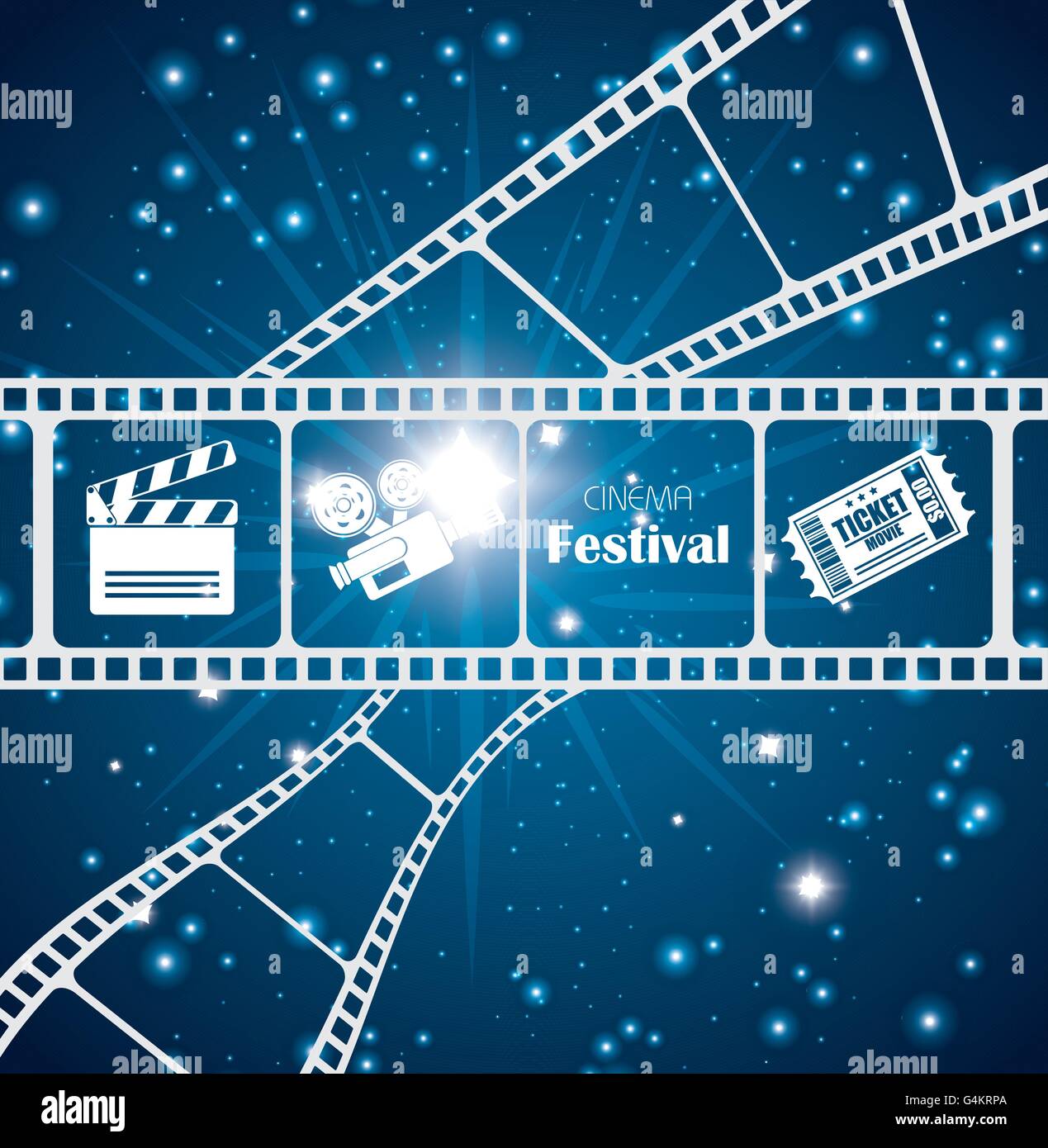 cinema entertainment design Stock Vector Image & Art - Alamy