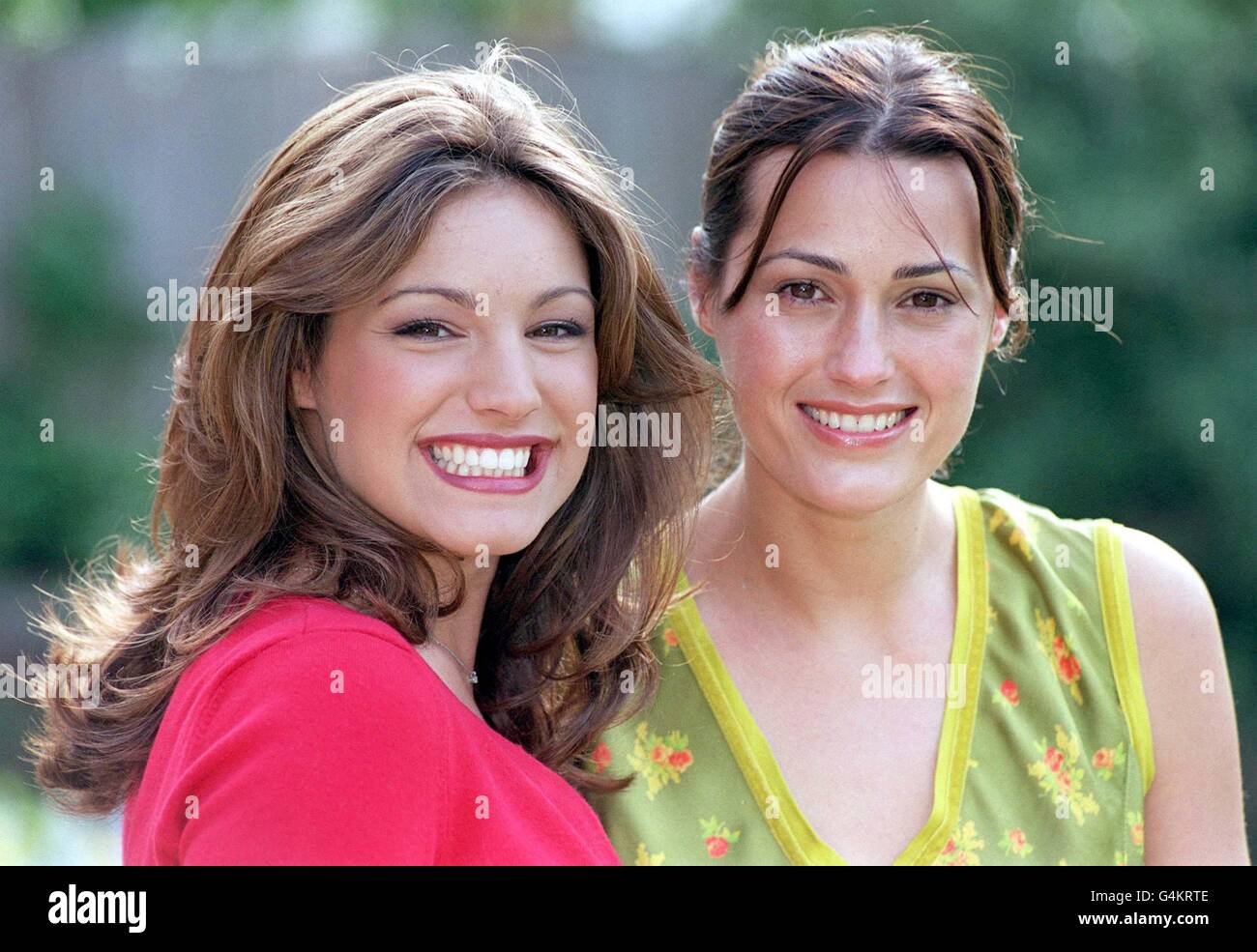 Big Breakfast presenter Kelly Brook (left) and model Yasmin Le Bon ...