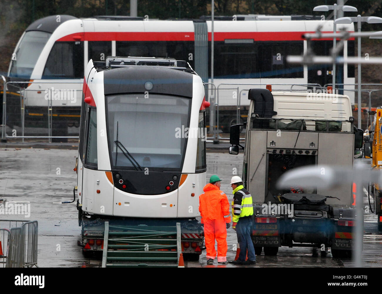 Edinburgh trams delivered hi-res stock photography and images - Alamy