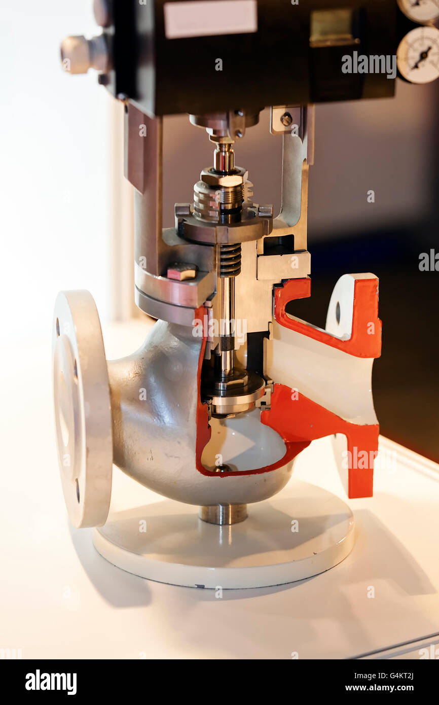 Intersection of new valves for flow control hi-res stock photography ...