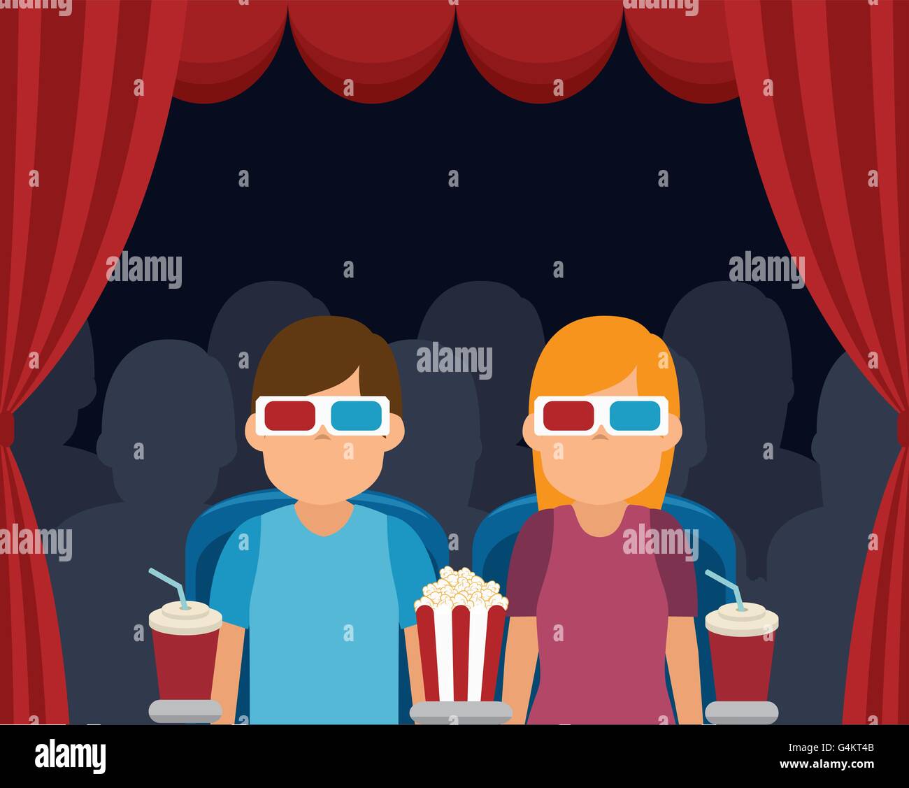 cinema entertainment design Stock Vector Image & Art - Alamy