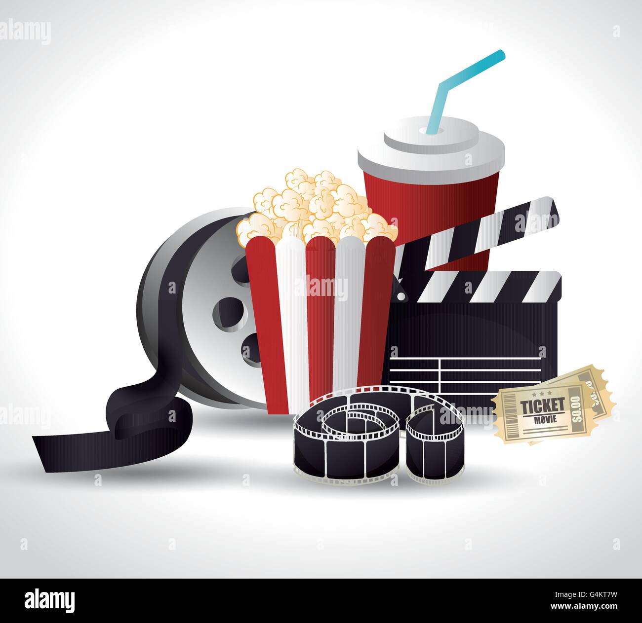 cinema entertainment design Stock Vector Image & Art - Alamy