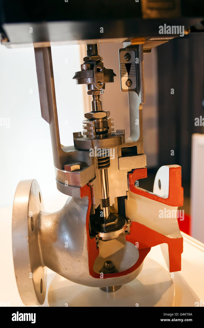 Intersection of new valves for flow control hi-res stock photography ...