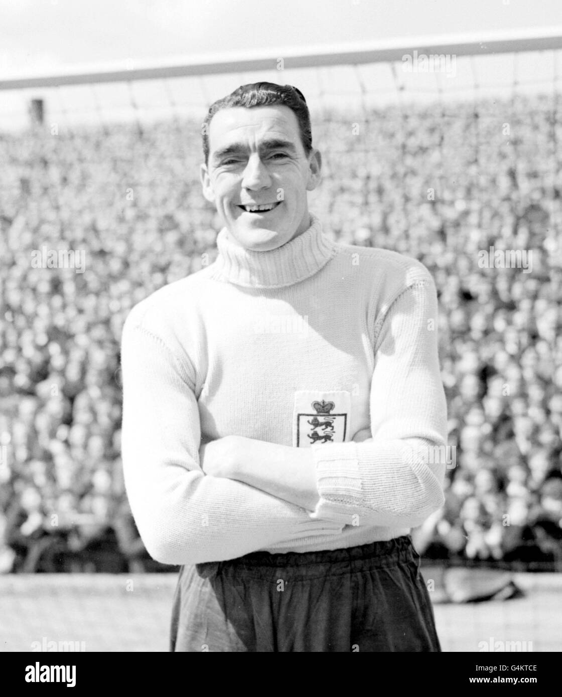 Manchester City and England goalkeeper Frank Swift. Swift died in 1958 ...