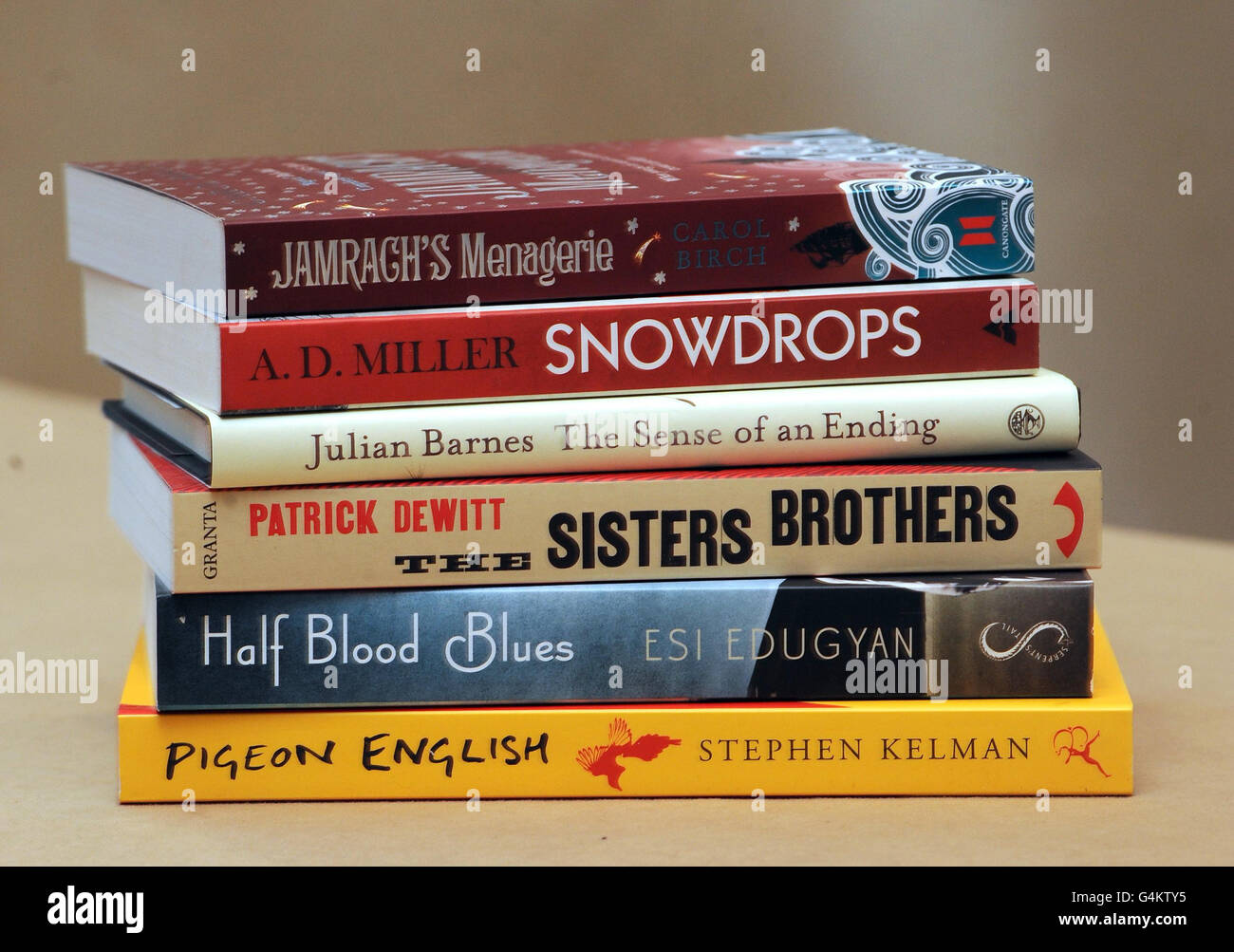 The Man Booker Prize Stock Photo - Alamy