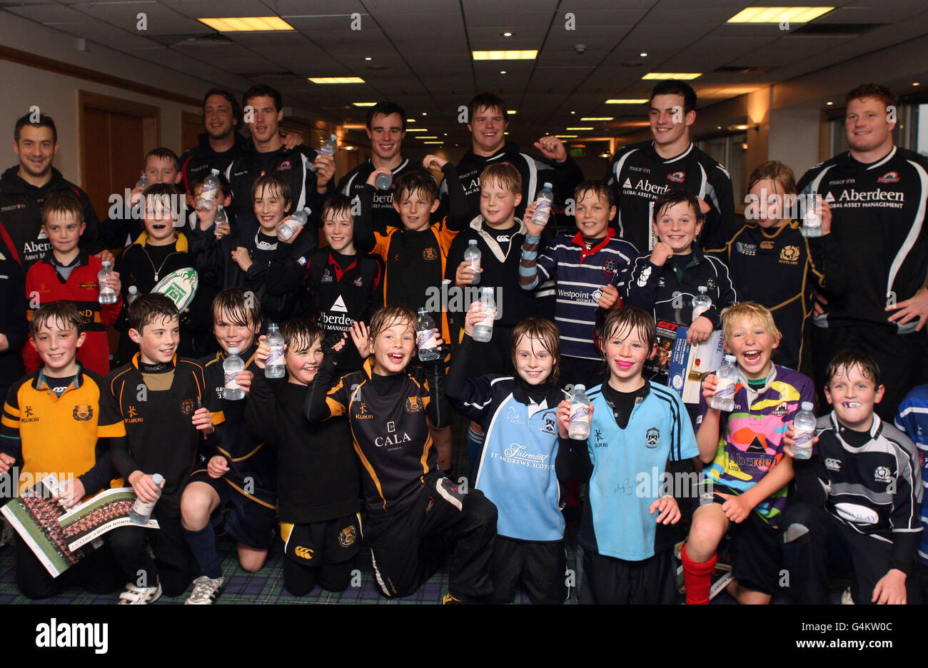 Rugby skills camp with 140 children and the Edinburgh squad at the ...