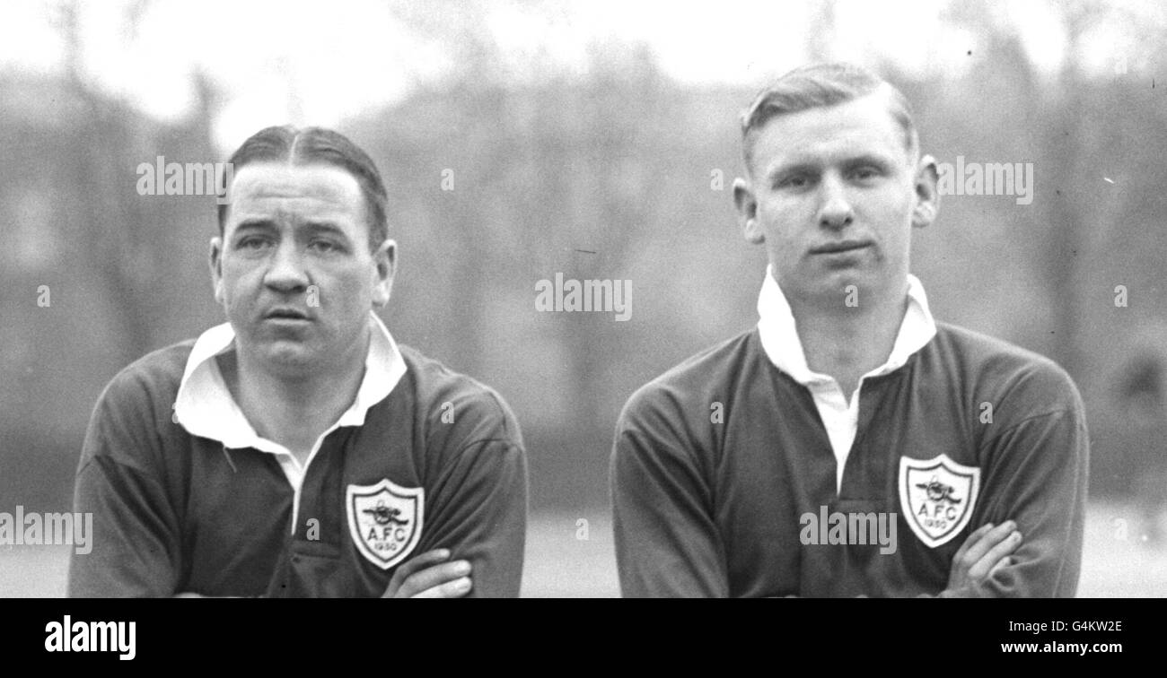 James & Bastin/Arsenal 1930 Stock Photo - Alamy