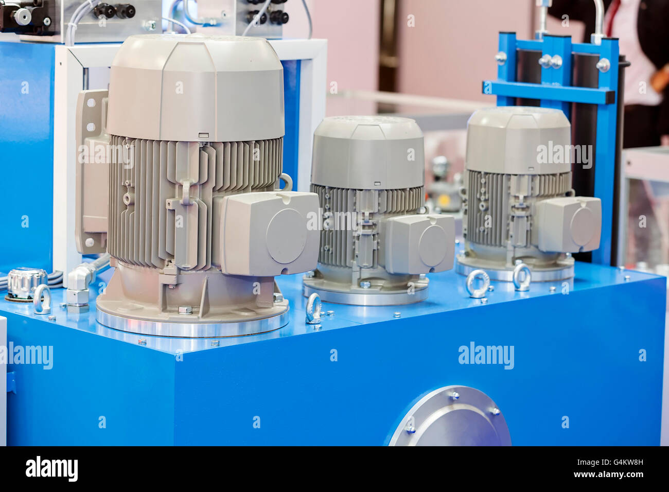 One detail and part of new machine hi-res stock photography and images ...
