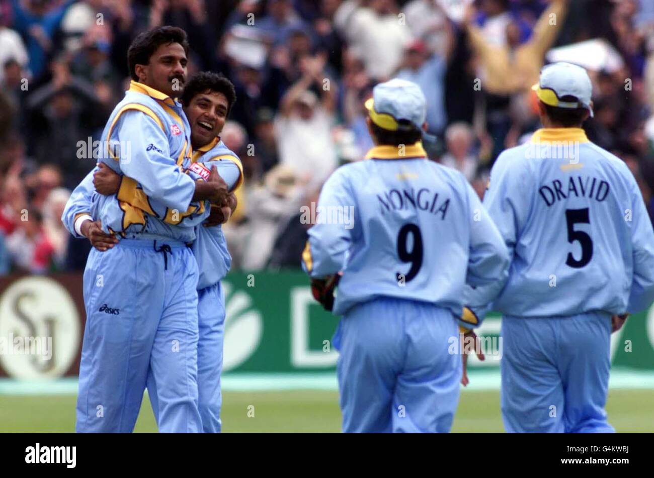 During their cricket world cup match at hove hi-res stock photography ...